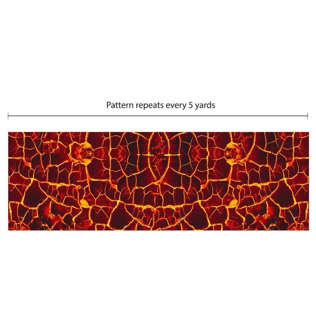 AP Wraps: Molten Magma Lava Vehicle Wrap - Energetic Style