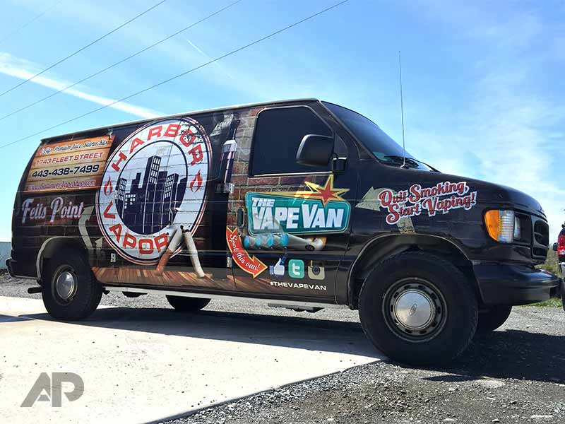 Harbor Vapor Vehicle Wrap | AP Wraps - Vehicle Wrapping