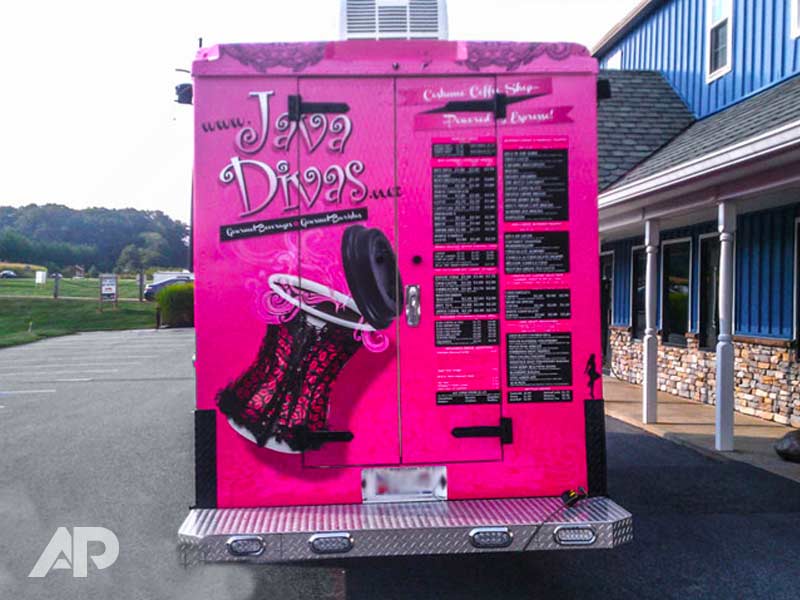 Java Divas Food Truck Wrap | Maryland Food Truck Wraps