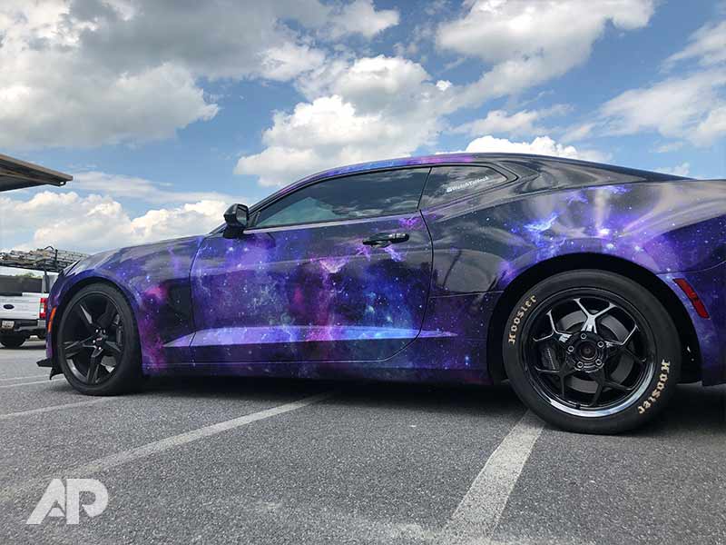 Custom Metallic Galaxy Wrap | AP Wraps - Vehicle Wrapping